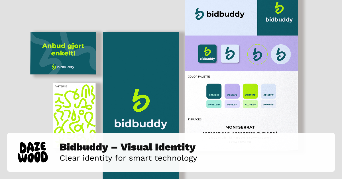 Bidbuddy – Visual Identity | Work by Dazewood